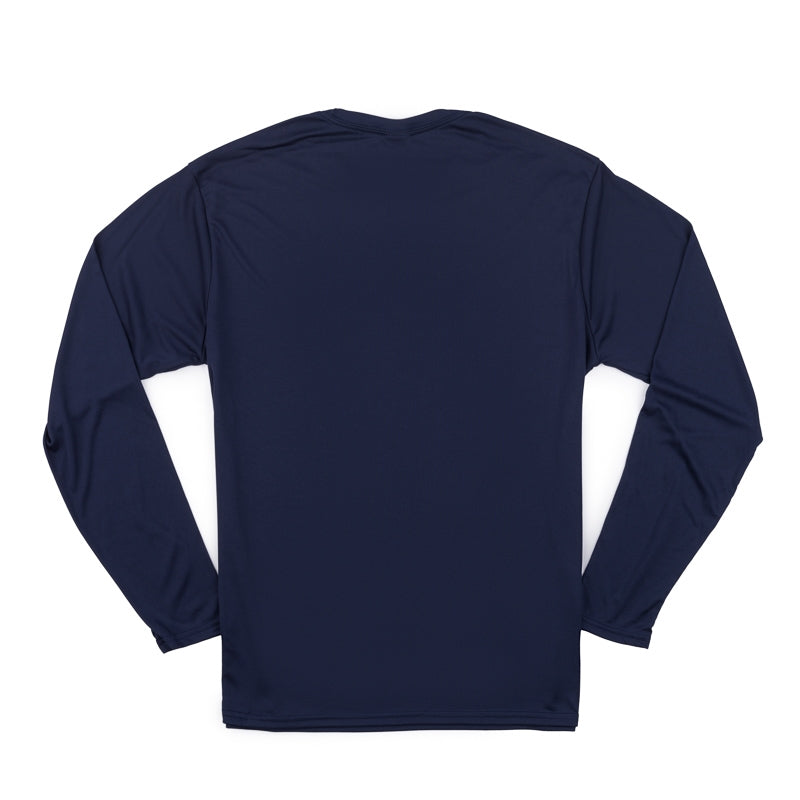 Dry Zone LS Performance Tee - Navy – Nautique Gear