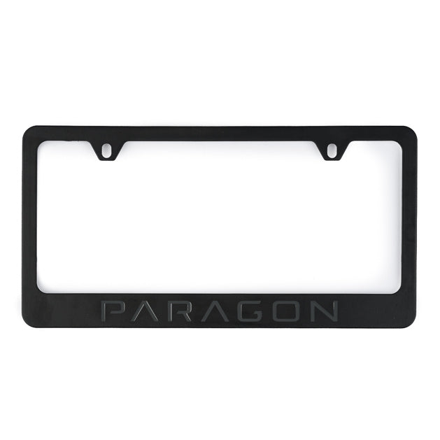 Paragon License Plate Frame - Black – Nautique Gear
